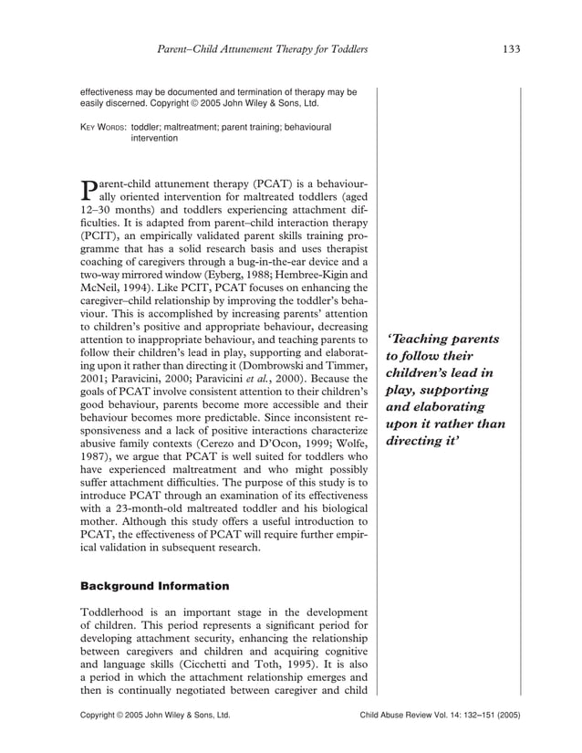 Attunement and parents | PDF