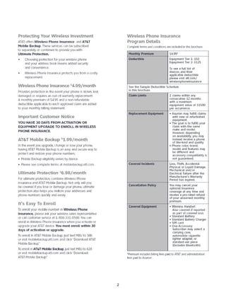 At&t wireless phone insurance brochure eng | PDF