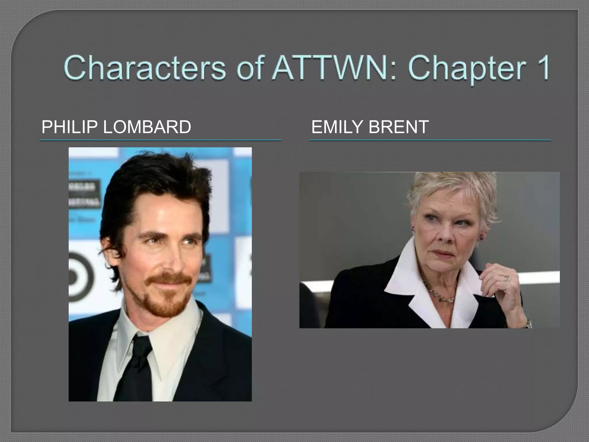 ATTWN Character Casting Activity | PPTX