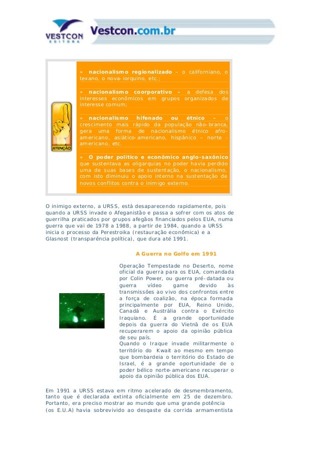 Atualidades apostila vestcon