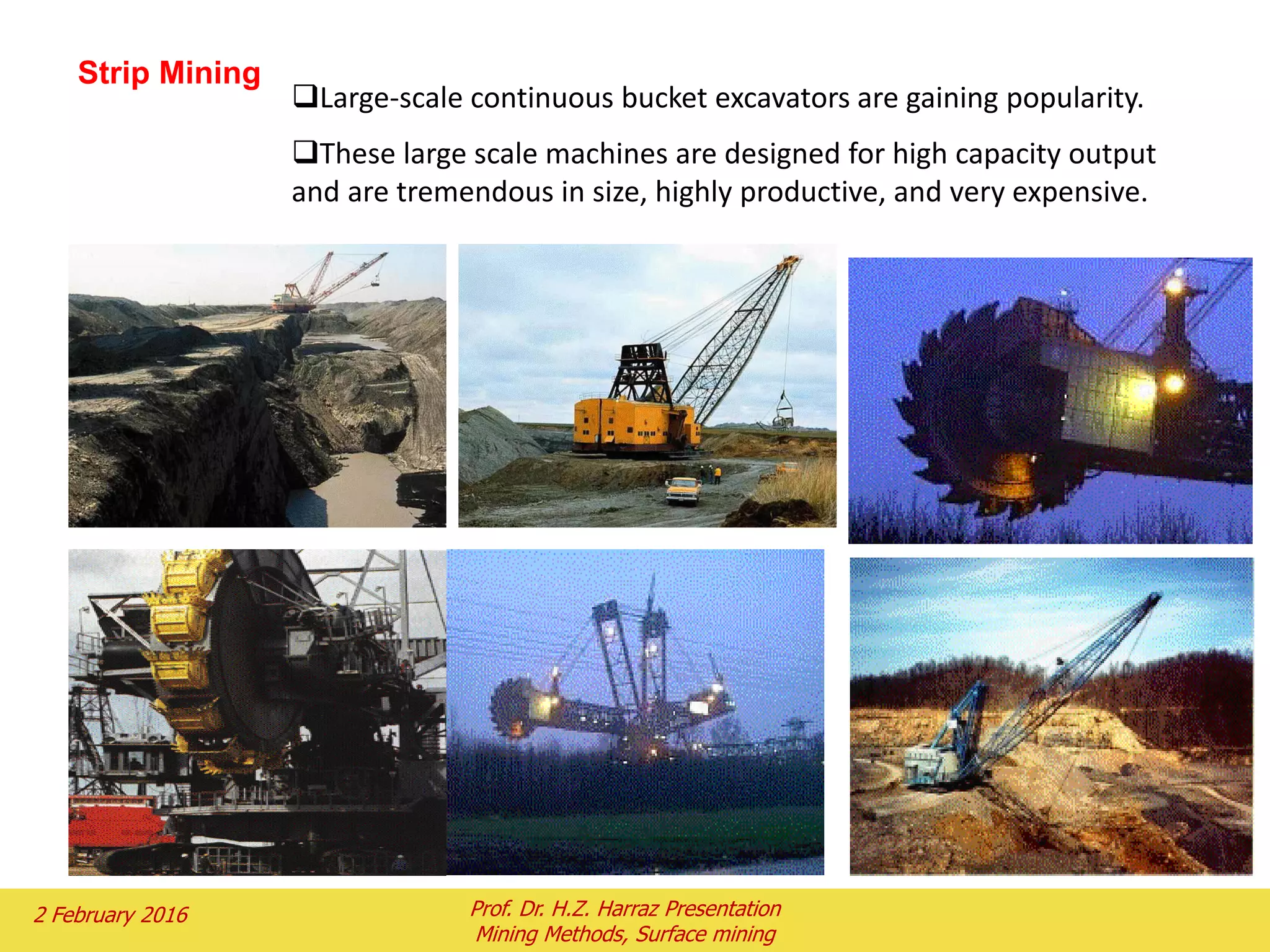 Topic 5: Mining Methods-Part I-Surface mining | PDF | Geology | Science