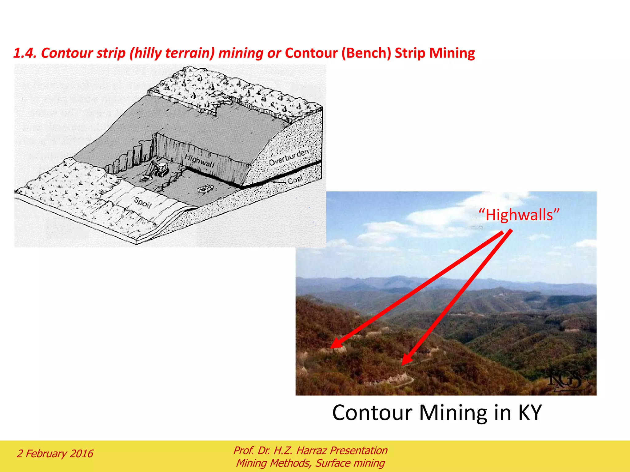 Topic 5: Mining Methods-Part I-Surface mining | PDF