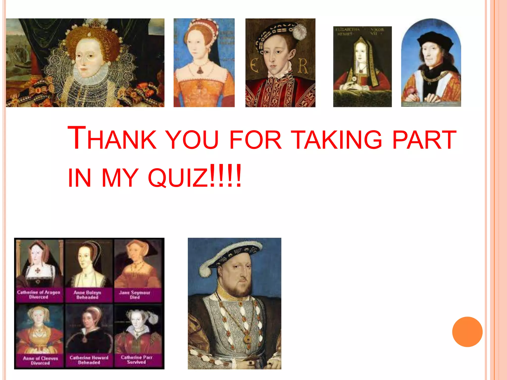 A tudor quiz bella | PPTX