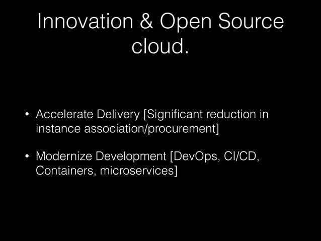 Open Source Cloud alternatives | PPT