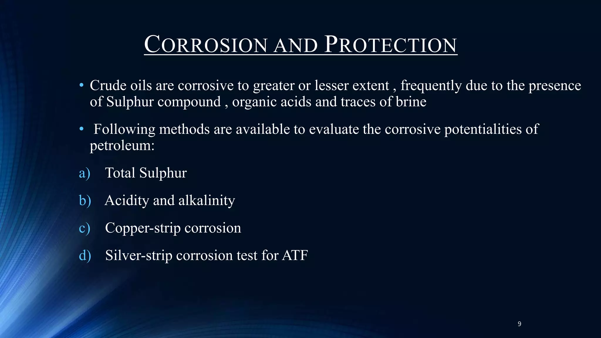 quality control of petroleum products | PPTX
