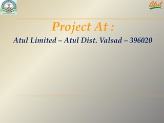 Atul limited presentation | PPTX