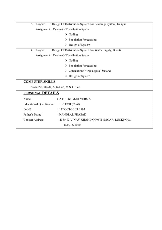Atul resume | PDF