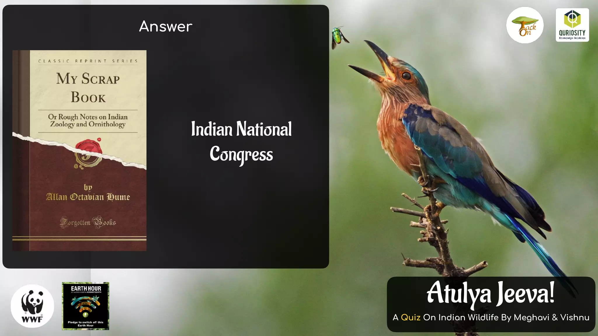 Atulya Jeeva Teaser Quiz | WWF India | Meghavi & Vishnu | PDF