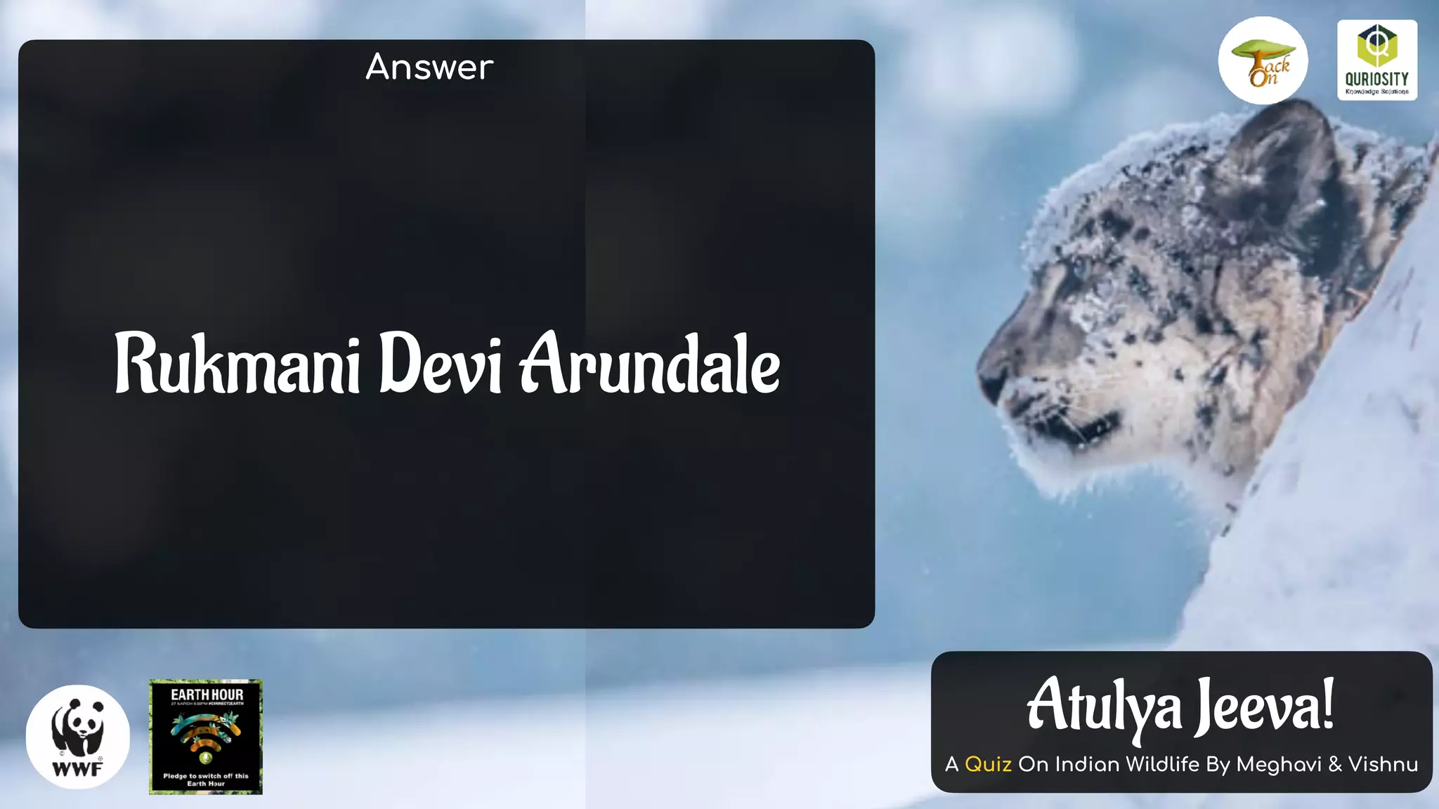 Atulya Jeeva Teaser Quiz | WWF India | Meghavi & Vishnu | PDF