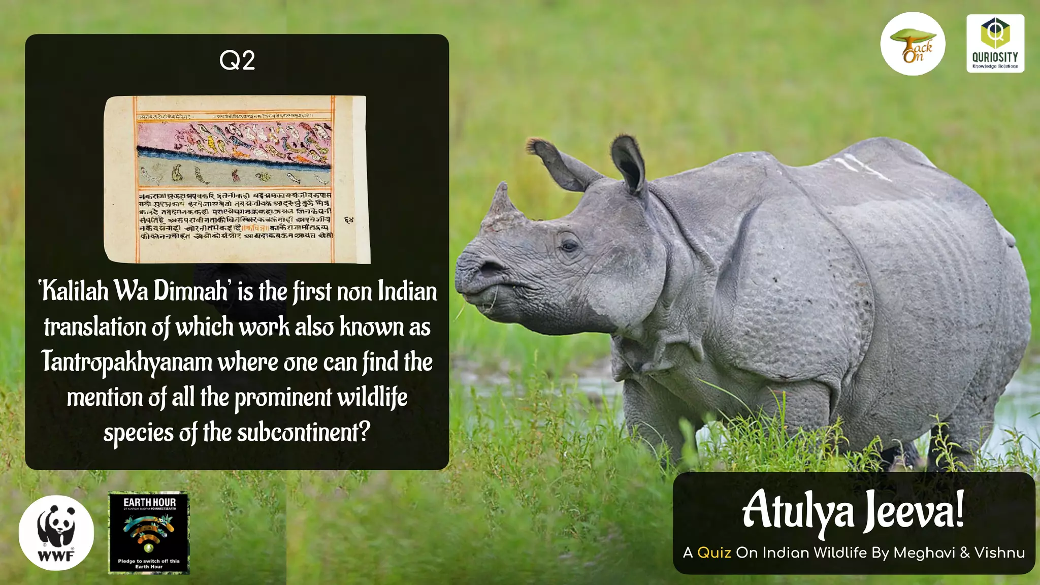 Atulya Jeeva Teaser Quiz | WWF India | Meghavi & Vishnu | PDF