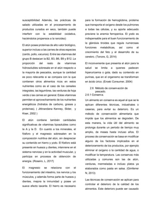 Análisis nutrimental del atún enlatado | PDF