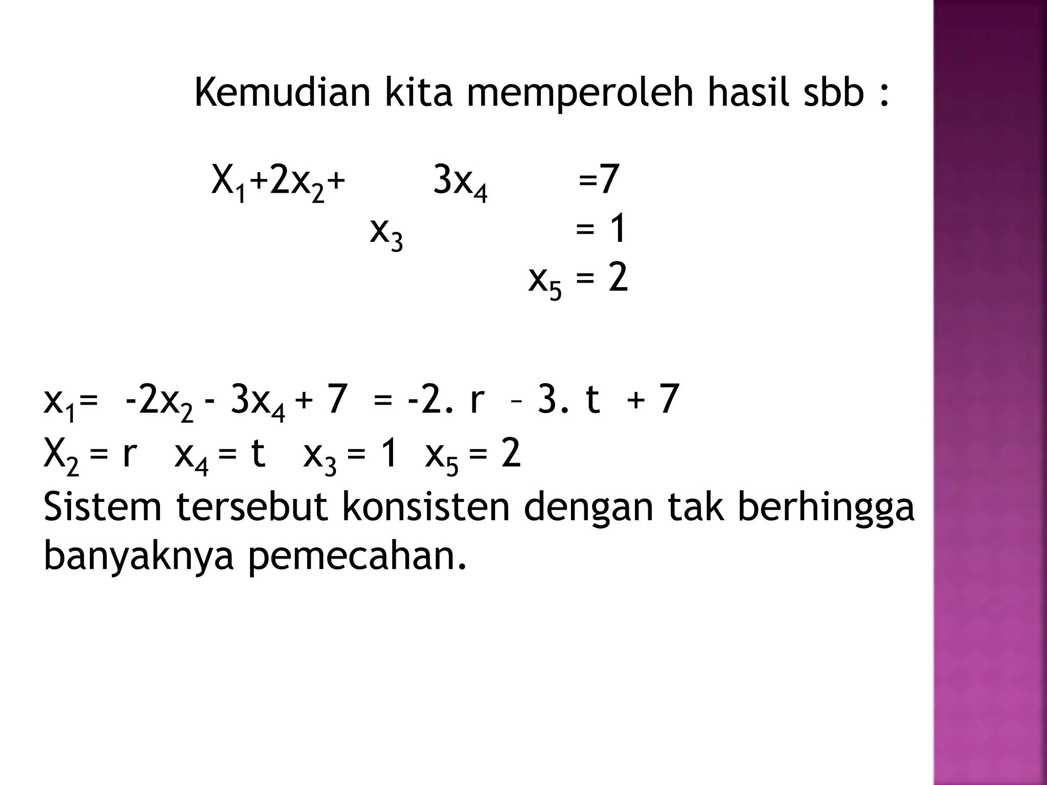 Aturan Cramer, Eliminasi Gauss & Eliminasi Gauss Jordan.ppt