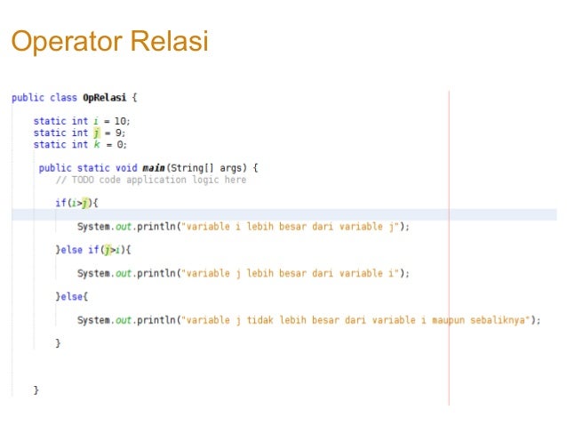 Aturan dan dasar pbo(operator)