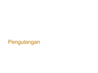 Aturan dan dasar pbo(perulangan & array) | PPT