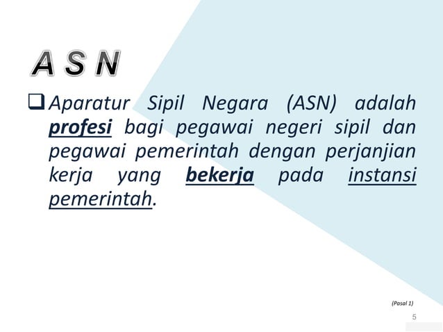 ATURAN DASAR KEPEGAWAIAN Aparatur Sipil Negara.pptx