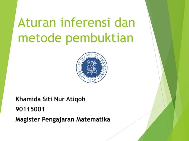 Aturan Inferensi dan Metode Pembuktian | PDF