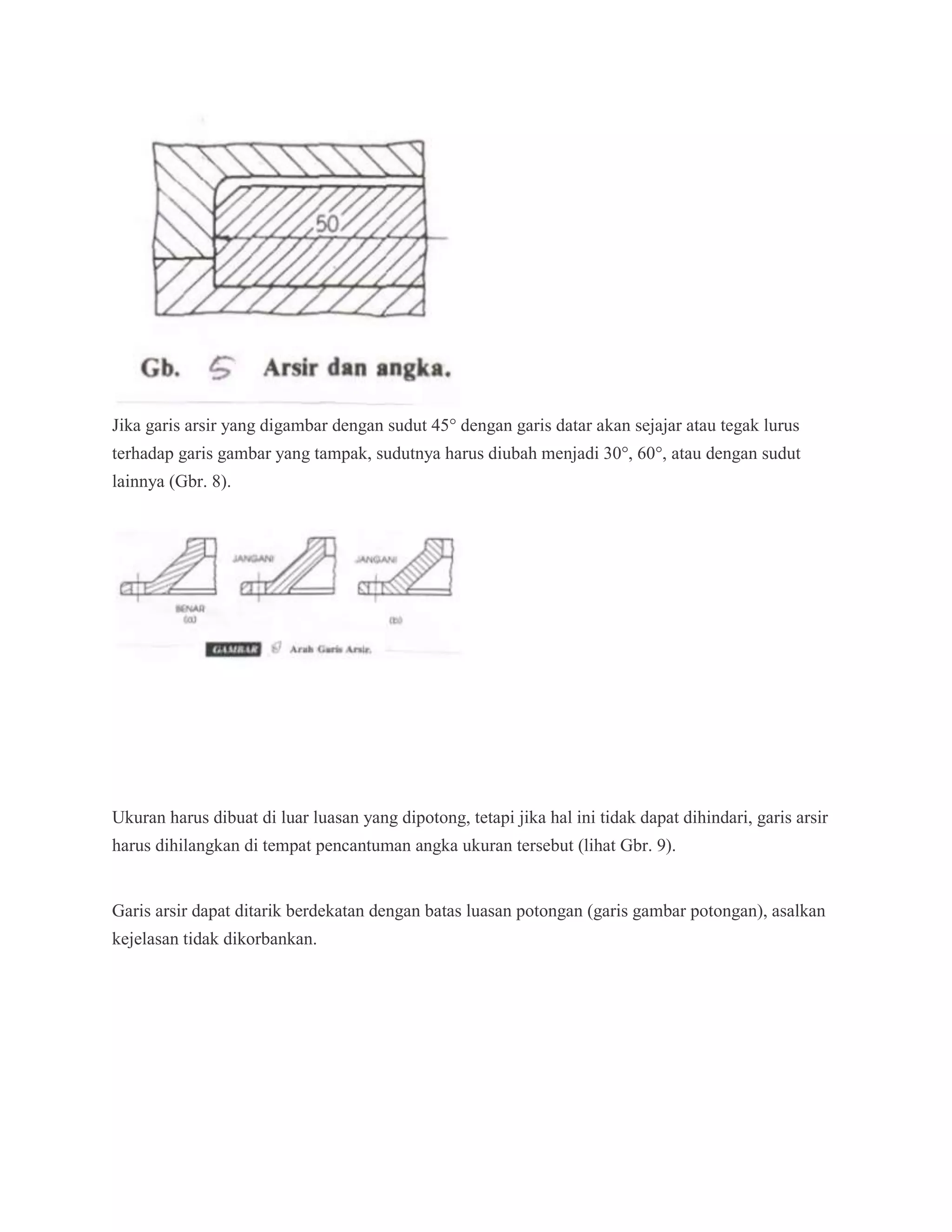 gambar teknik - pemotongan gambar part 2 | DOCX
