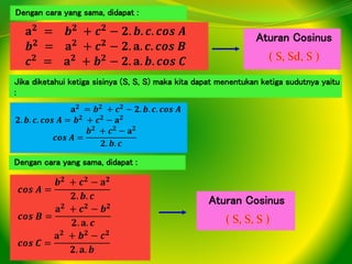 Aturan Trigonometri | PPT