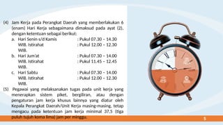 Aturan Umum Jam & Hari Kerja - Pak Wawan.pptx