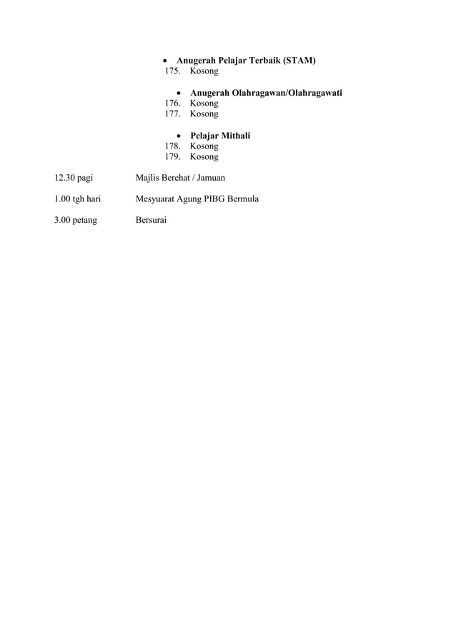 Aturcara program | PDF