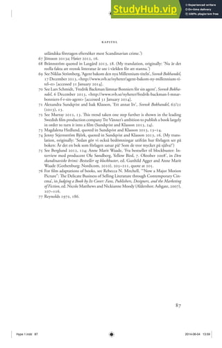 A Turn To The Rights The Advent And Impact Of Swedish Literary Agents | PDF