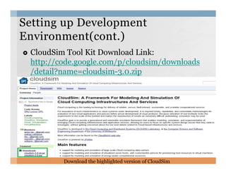 A tutorial on CloudSim | PDF