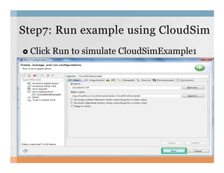 A tutorial on CloudSim | PDF