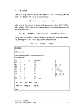 A tutorial on_hspice | PDF
