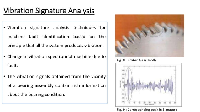 Vibration signature analysis | PPTX