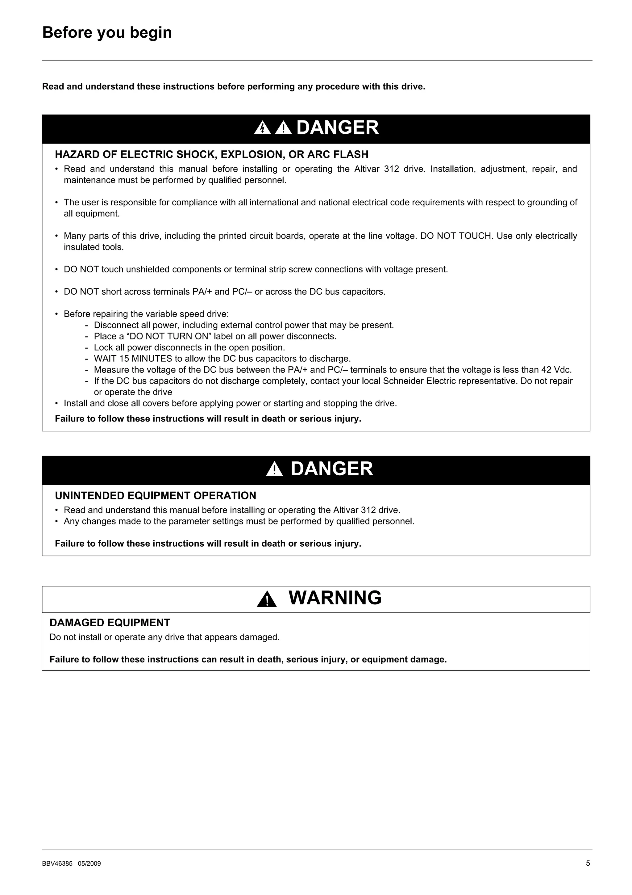 Atv312 programming manual | PDF