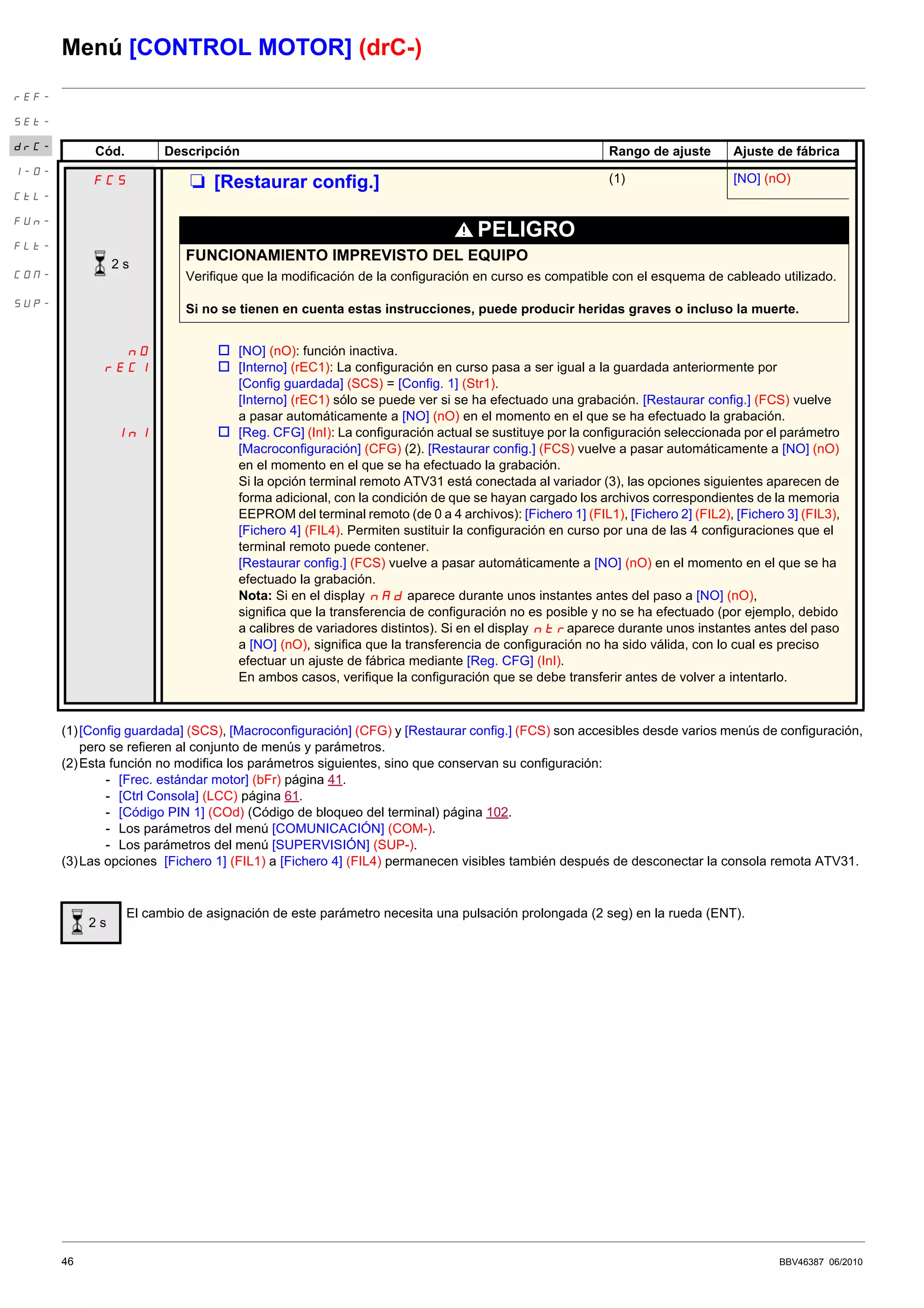 Atv312 programming manual_sp_bbv46387_02 | PDF