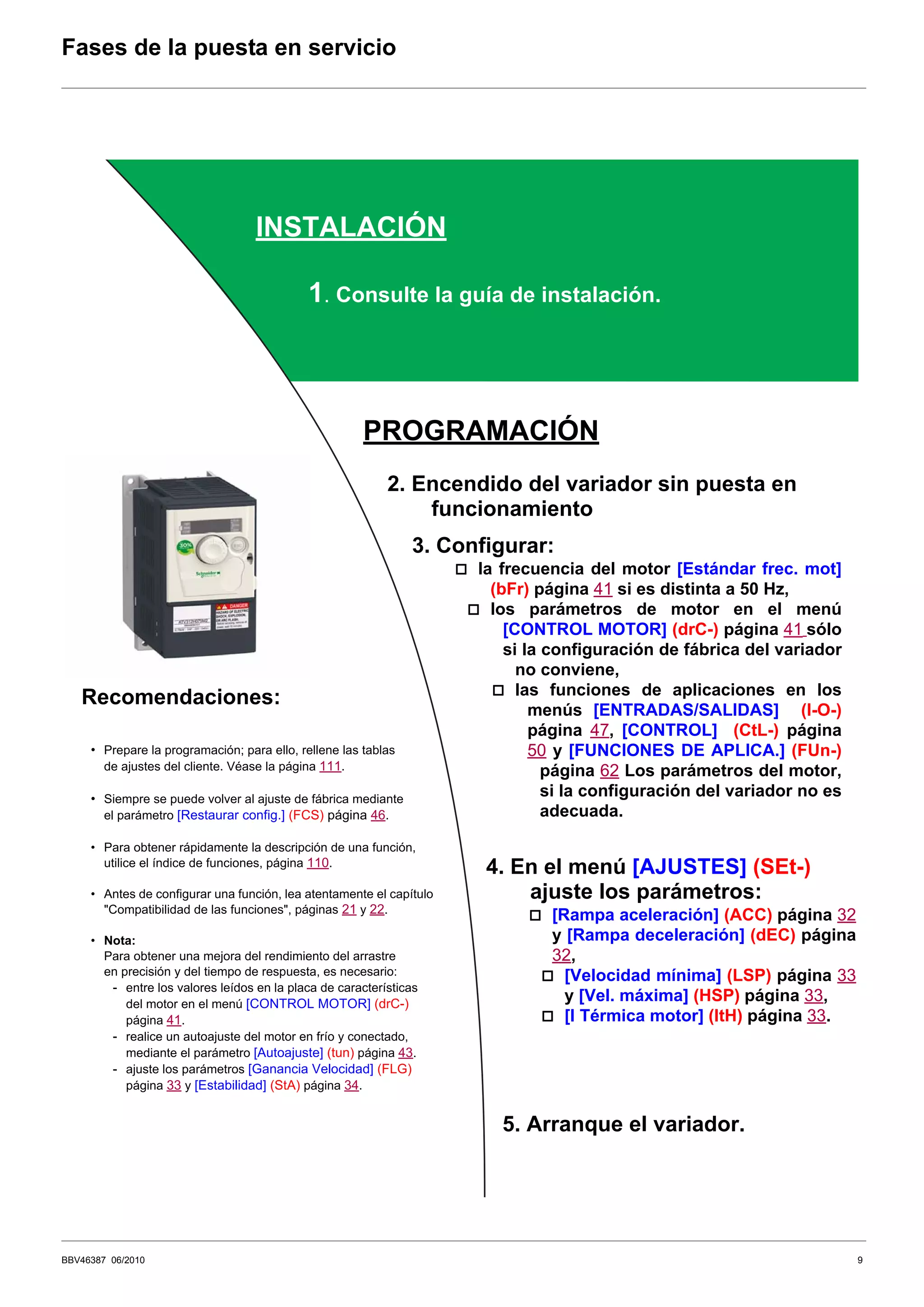 Atv312 programming manual_sp_bbv46387_02 | PDF