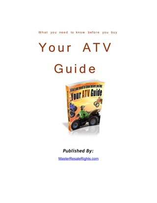 Atv guide - | PDF