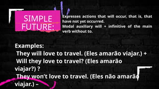 verb tenses - academic presentation for english | PPTX