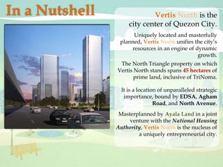 Avida Towers Vita in Vertis North Quezon City | PPTX