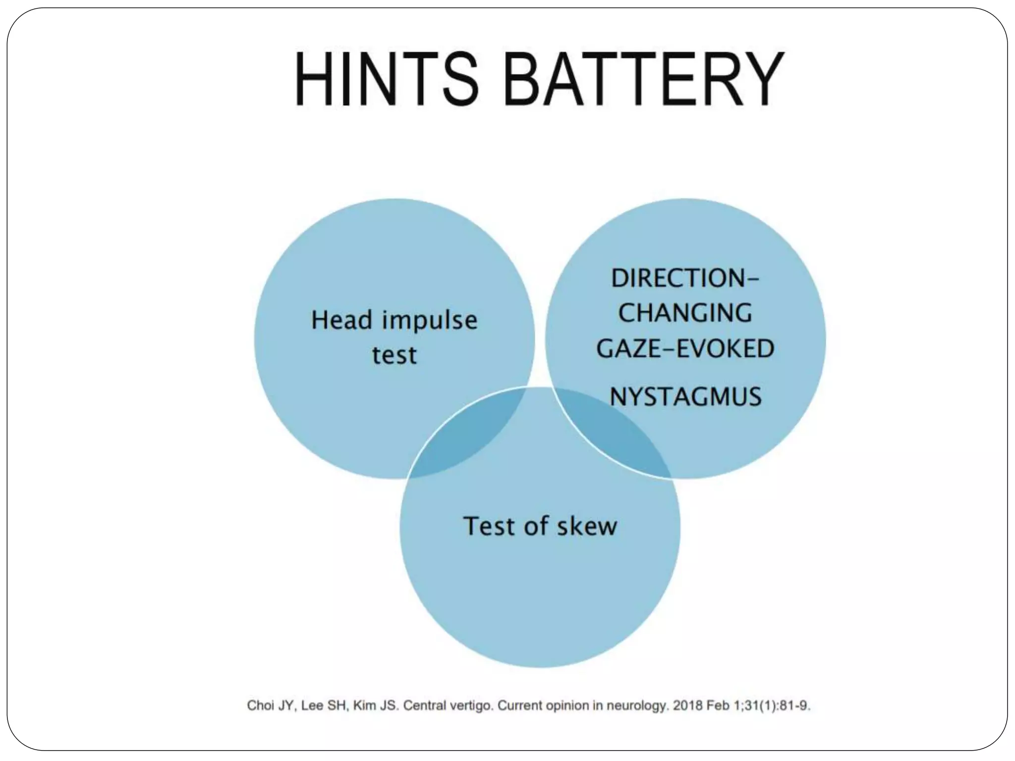 Acute Transient Vestibular Syndrome | PPTX