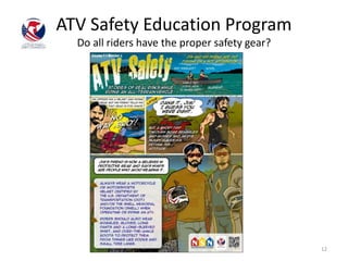 ATV Safety Education Program Presentation | PPTX