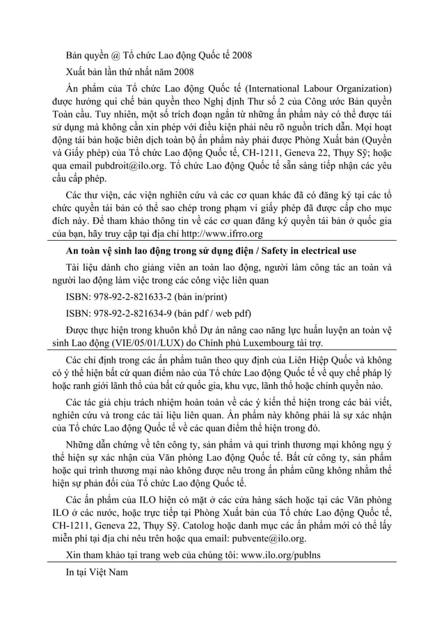 Atvsl dtrong su dung dien full | PDF