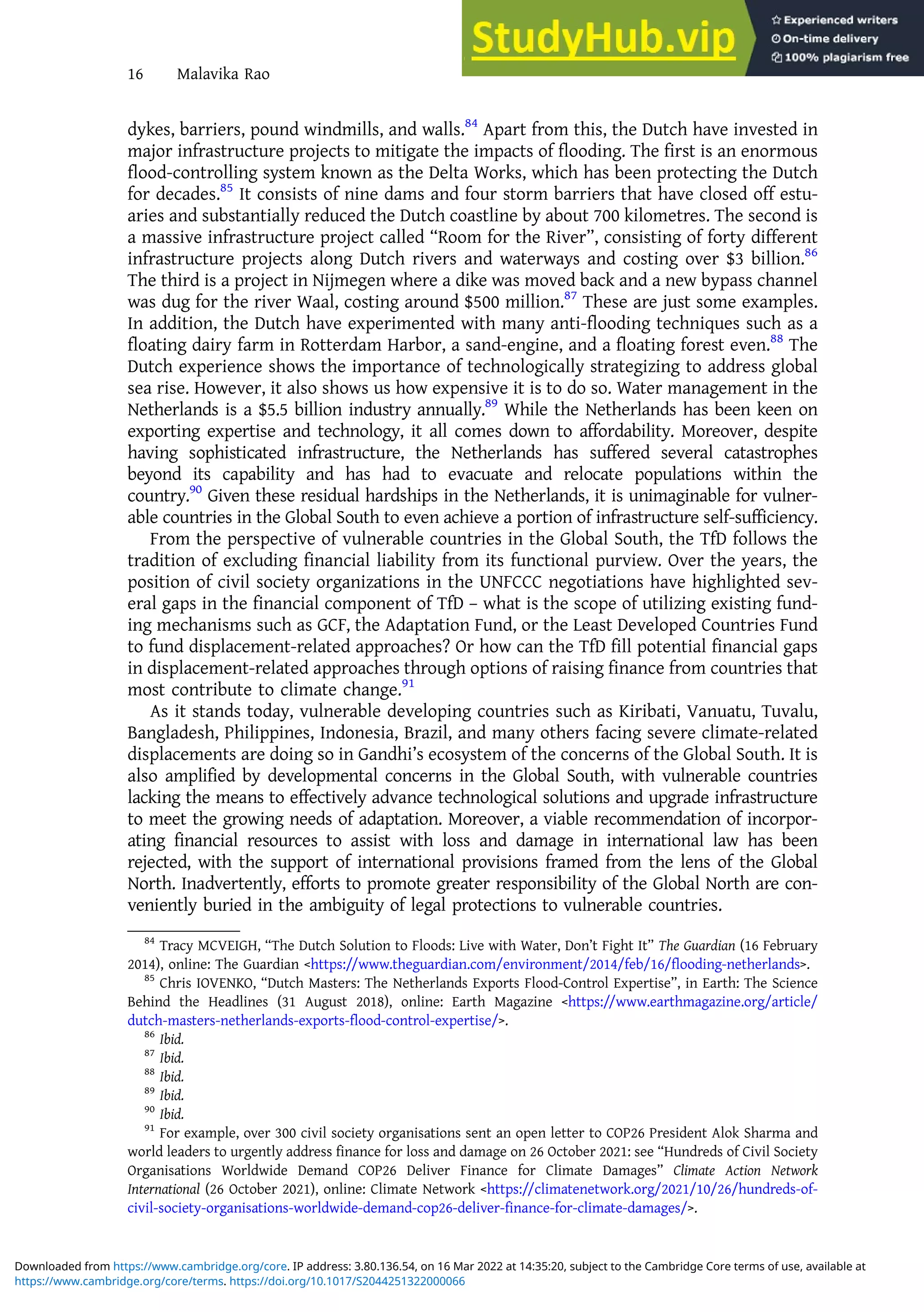 A TWAIL Perspective On Loss And Damage From Climate Change Reflections ...