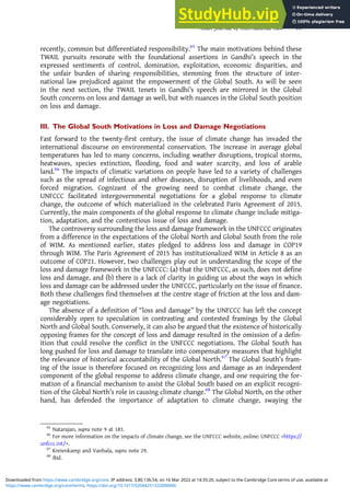 A TWAIL Perspective On Loss And Damage From Climate Change Reflections ...