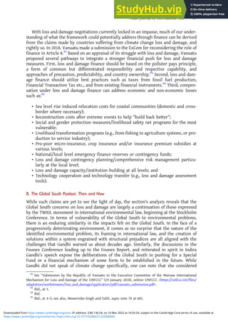 A TWAIL Perspective On Loss And Damage From Climate Change Reflections ...