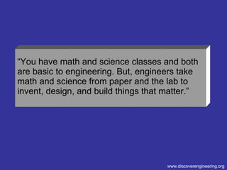 Intro to Engineering | PPT | Business | Business and Finance