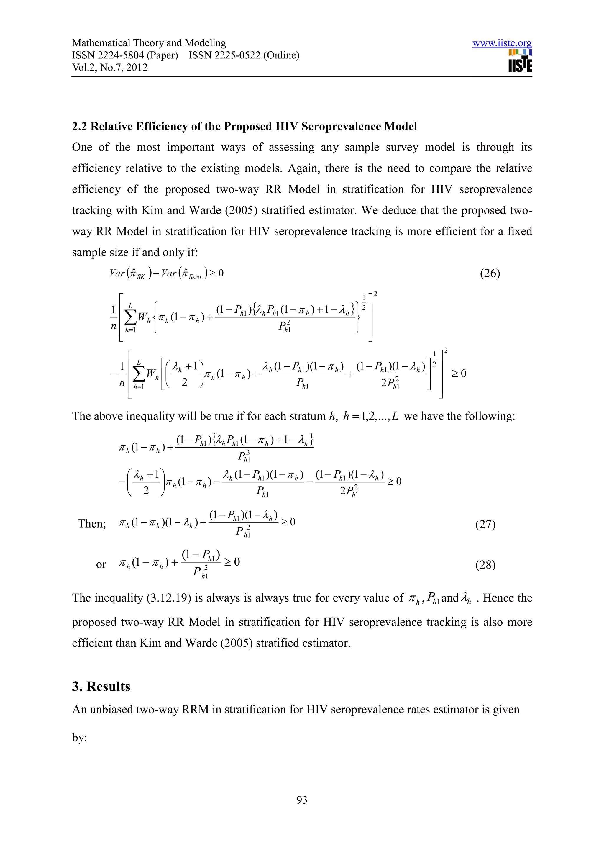 A two way randomized response technique in stratification for | PDF