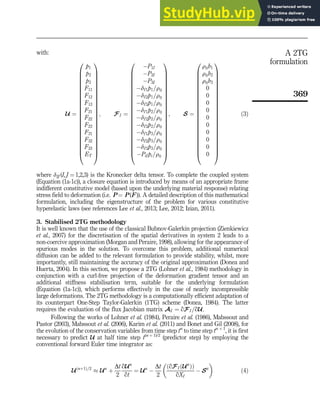 A Two Step Taylor Galerkin Formulation For Fast Dynamics | PDF