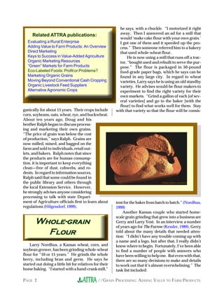 Grain Processing: Adding Value to Farm Products | PDF