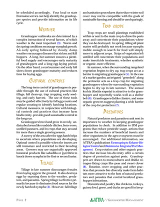 Grasshopper Management | PDF