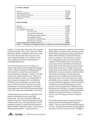 Holistic Management: A Whole-Farm Decision Making Framework | PDF