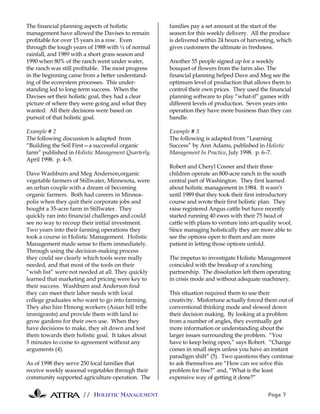Holistic Management: A Whole-Farm Decision Making Framework | PDF