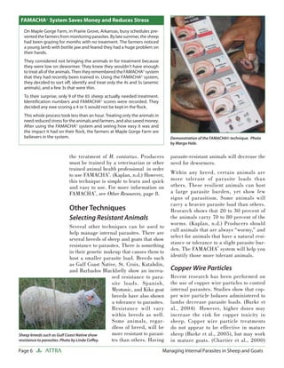 Managing Internal Parasites in Sheep and Goats | PDF
