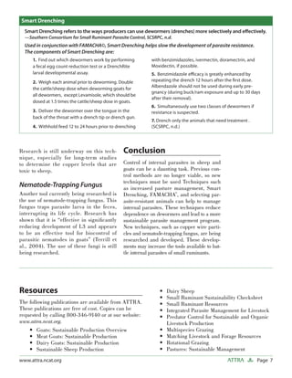 Managing Internal Parasites in Sheep and Goats | PDF